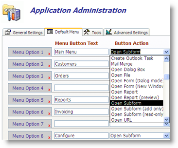 Enhance Your MS Access Database - Predefined Menu Commands | OpenGate Software